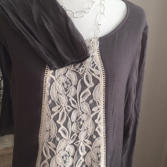 indigo soul | Tops | Beautiful Long Sleeve Tunic Nwt Indigo Soul L ...